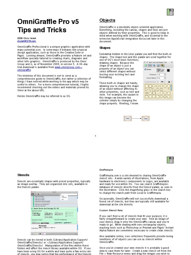 Omnigraffle Tips Pub Pdf Scripting Language Areas Of Computer Science 