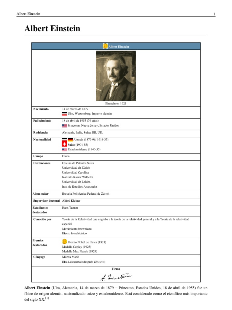 Einstein | PDF