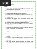 Senarai Tugas Ajk | PDF