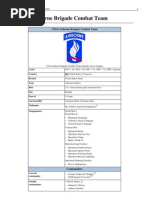 165th Infantry Brigade Overview | PDF | Defense Policy | Military ...