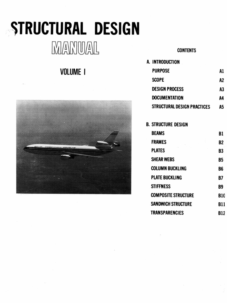 McDonnel Douglas Corporation - Structural Design Manual Vol 1 | PDF