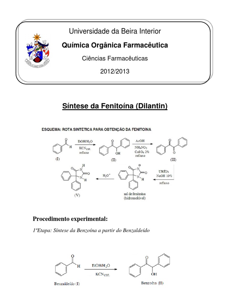 Fenitoína | PDF | Gastronomia, comida e vinho | Casa e Jardim