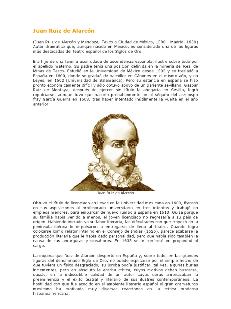 Juan Ruiz de Alarcón