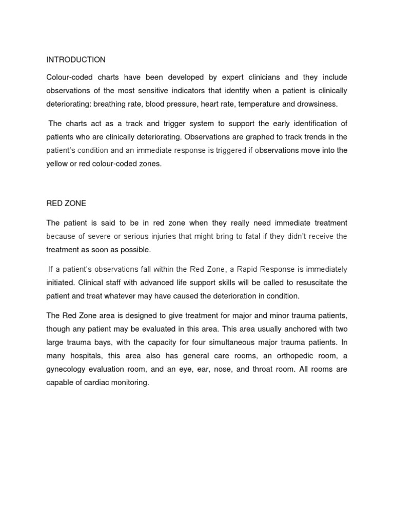 Red Zone | PDF | Intensive Care Unit | Intensive Care Medicine