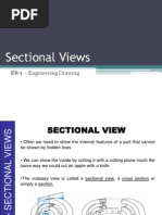 Engineering Drawings Lecture Sectioning PDF | PDF