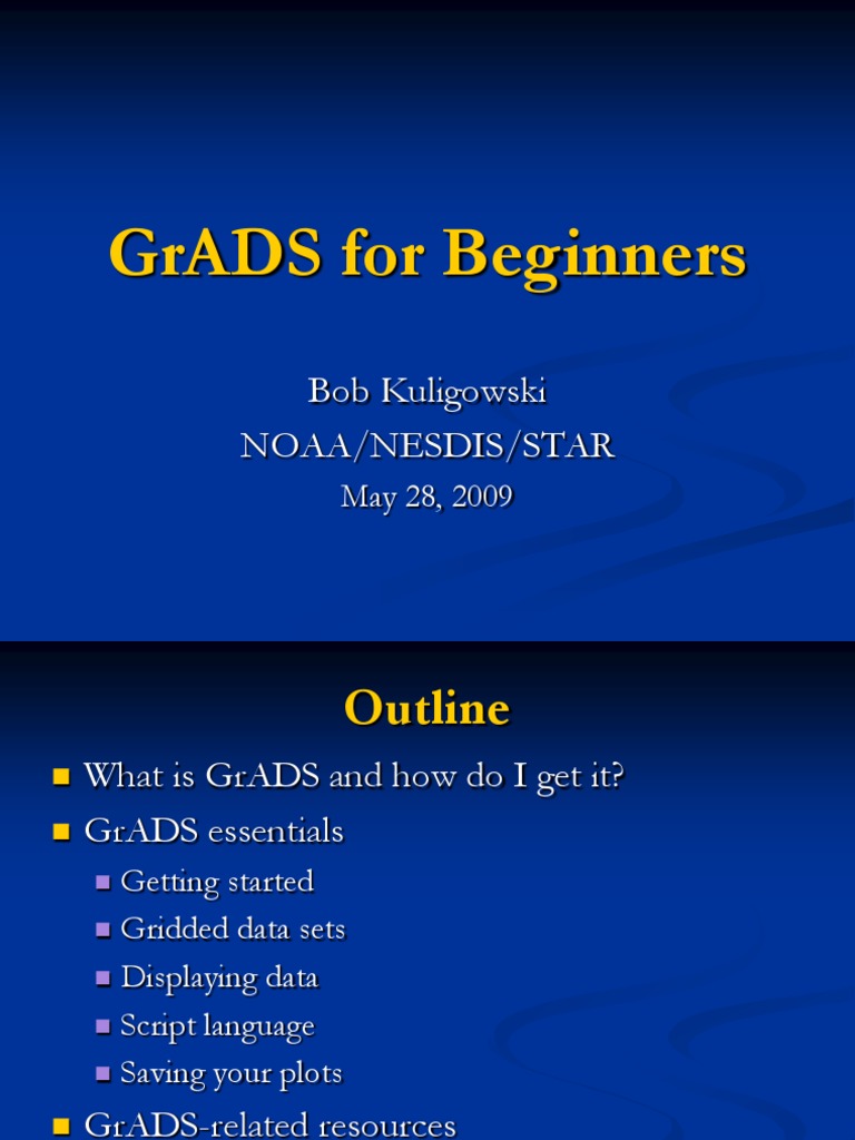 GrADS Beginner's Guide & Tutorial | PDF | String (Computer Science ...