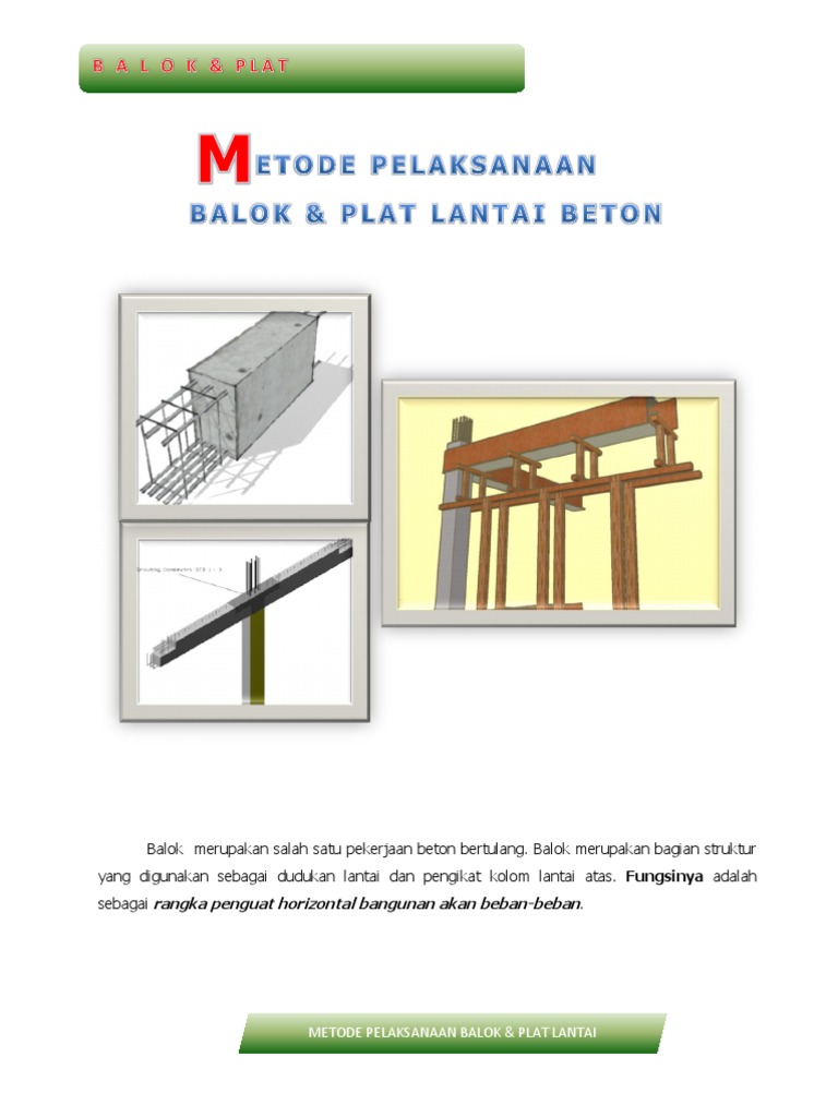 3.metode Balok & pLAT | PDF