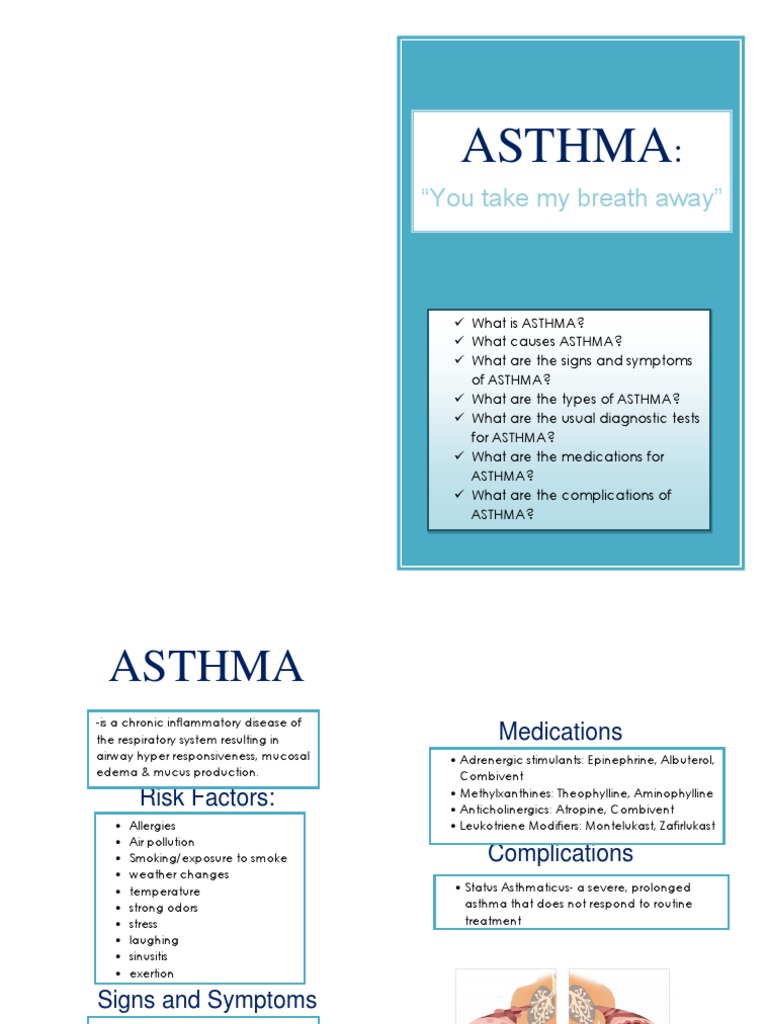 Asthma Handout | PDF | Self-Improvement | Wellness