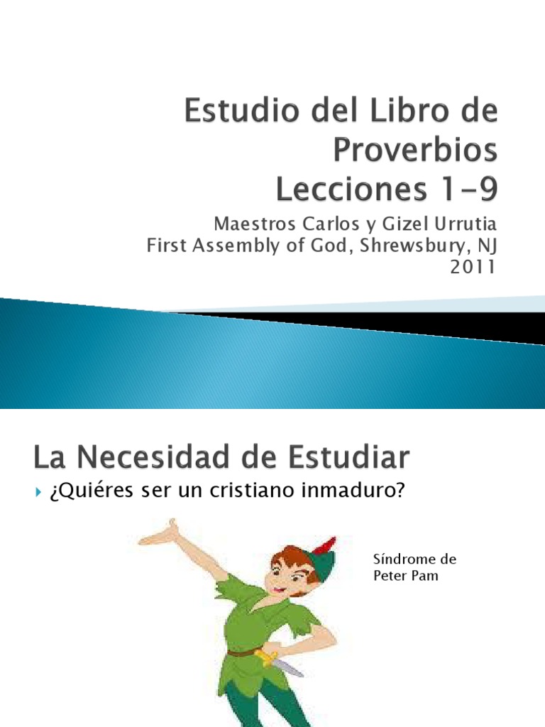 Estudio Libro Proverbios | PDF | Libro de proverbios | Comportamiento ...