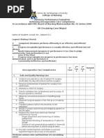 Intraoperative Record | PDF | Surgery | Anesthesia
