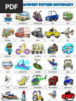 Transport Vocabulary Word Wall | PDF
