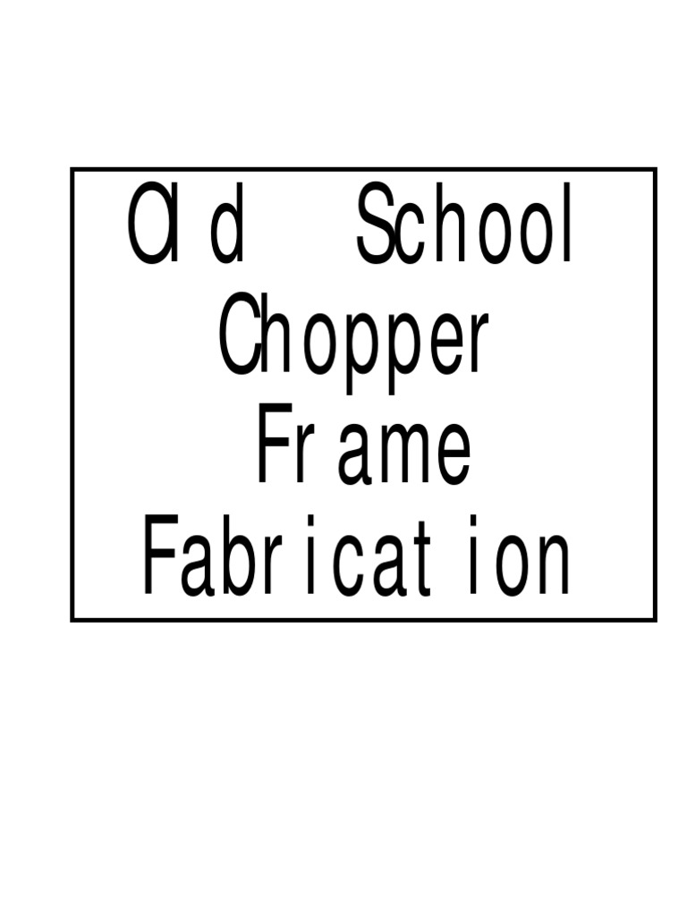 Frame Fabrication | PDF | Technology & Engineering