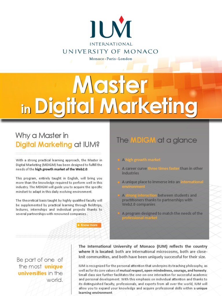 Brochure MDM | PDF | Digital Marketing | Internet