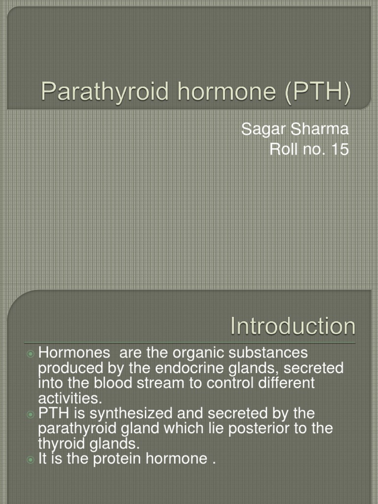 parathyroid hormone