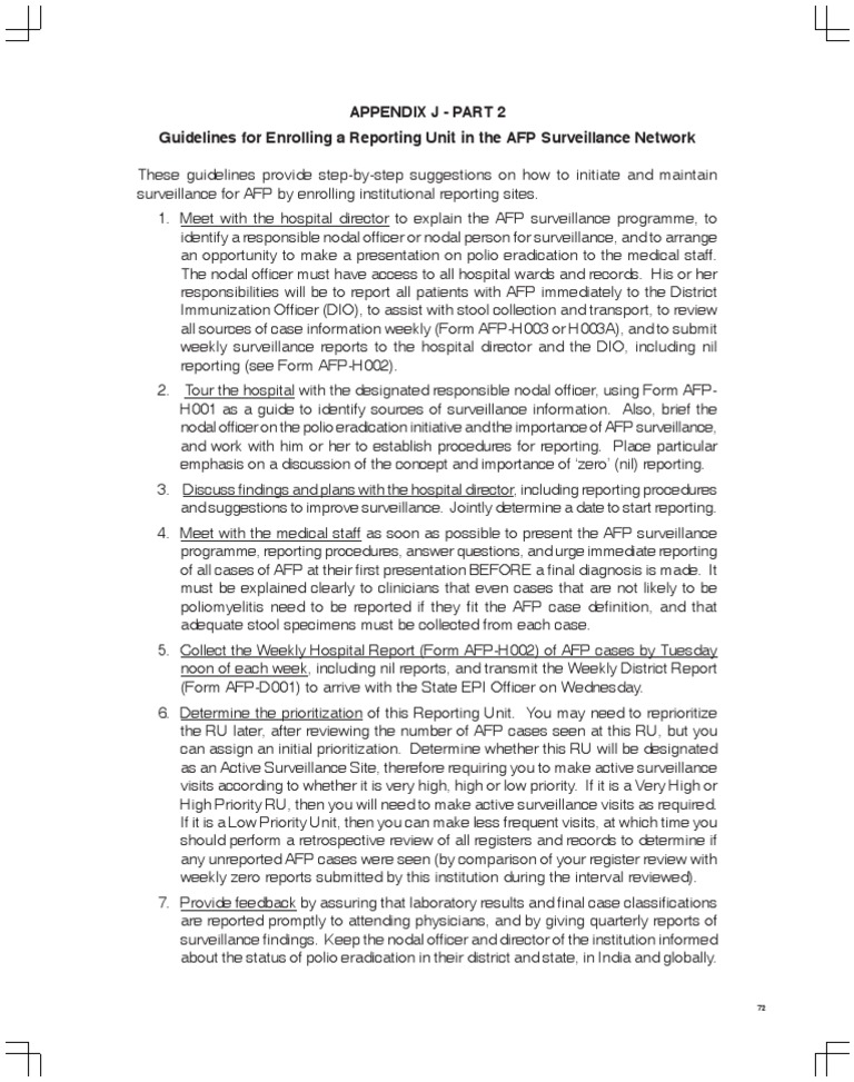 Appendix J - Part 2 Guidelines For Enrolling A Reporting Unit in The ...