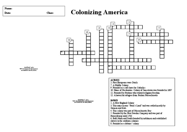 Colonization Of The Americas Worksheet