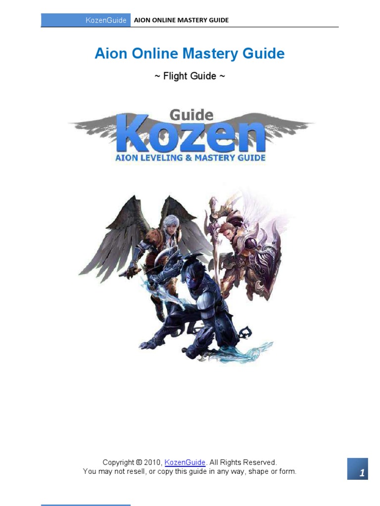 Aion Flight Guide | PDF | All Rights Reserved | Flight