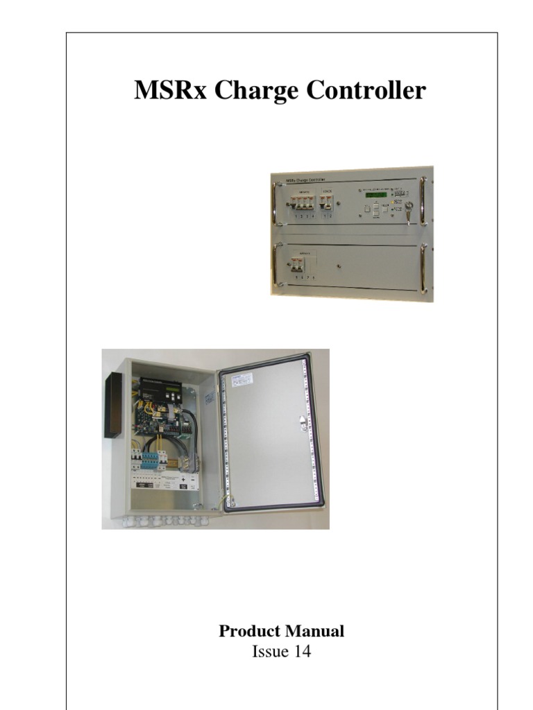 MSRX Charge Controller: Product Manual | Download Free PDF | Relay ...