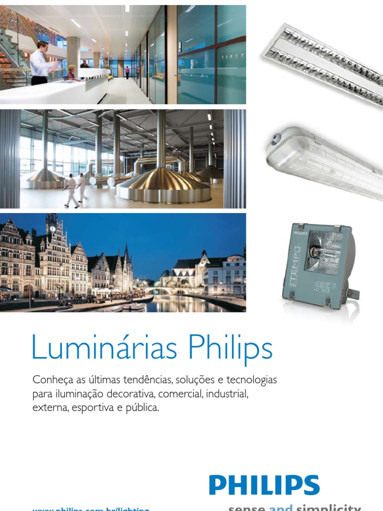 Catalogo Luminarias Distribuicao Philips | Download grátis PDF ...