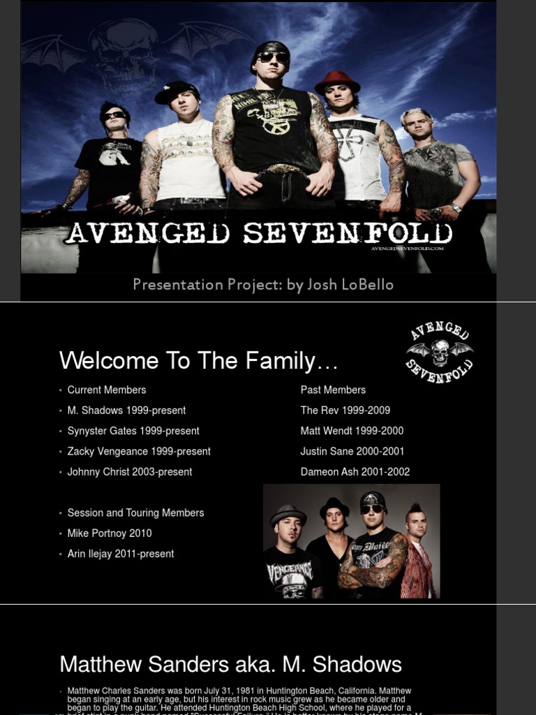 Presentation Project: by Josh Lobello | PDF | Heavy Metal Music | Rock ...