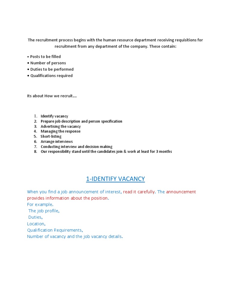 Final Recruitment | PDF | Recruitment | Employment