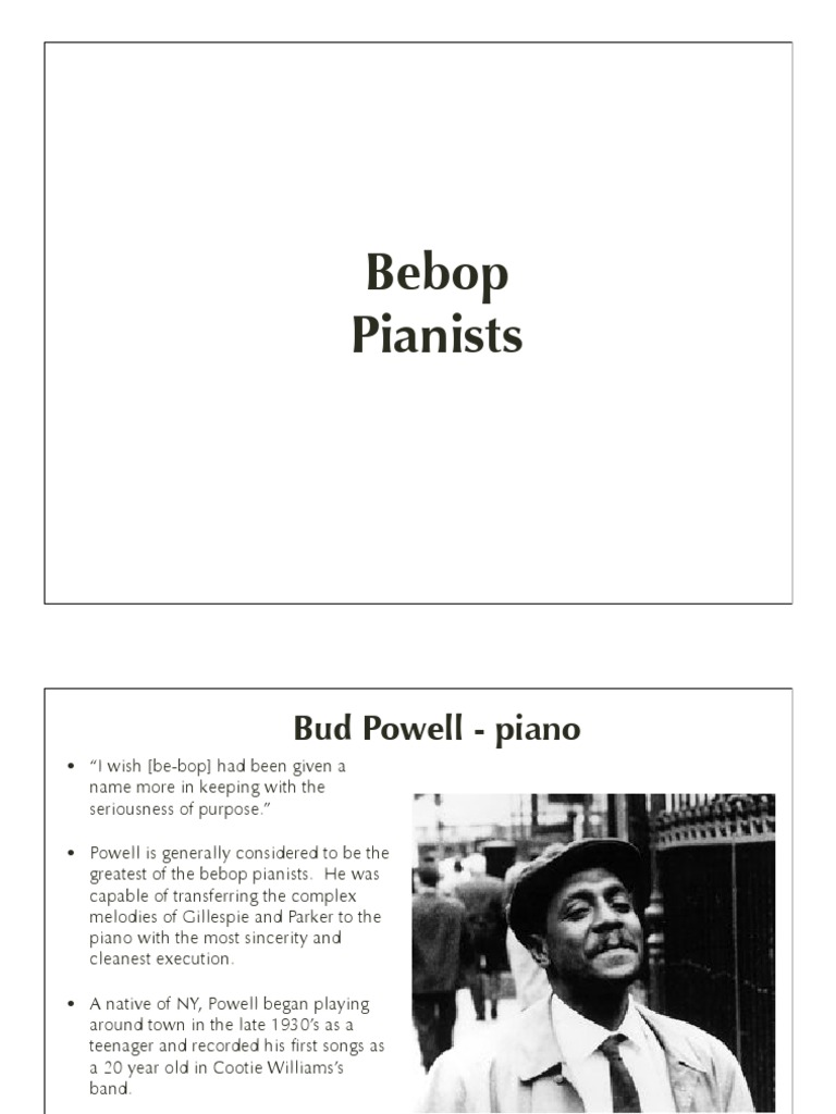 9 Bebop 2 | PDF | Singing | Musical Forms