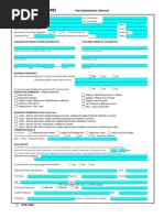 Part Submission Warrant Overview | PDF | Specification (Technical ...