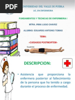 Tema 7 Cuidados Post Mortem | PDF | Enfermería