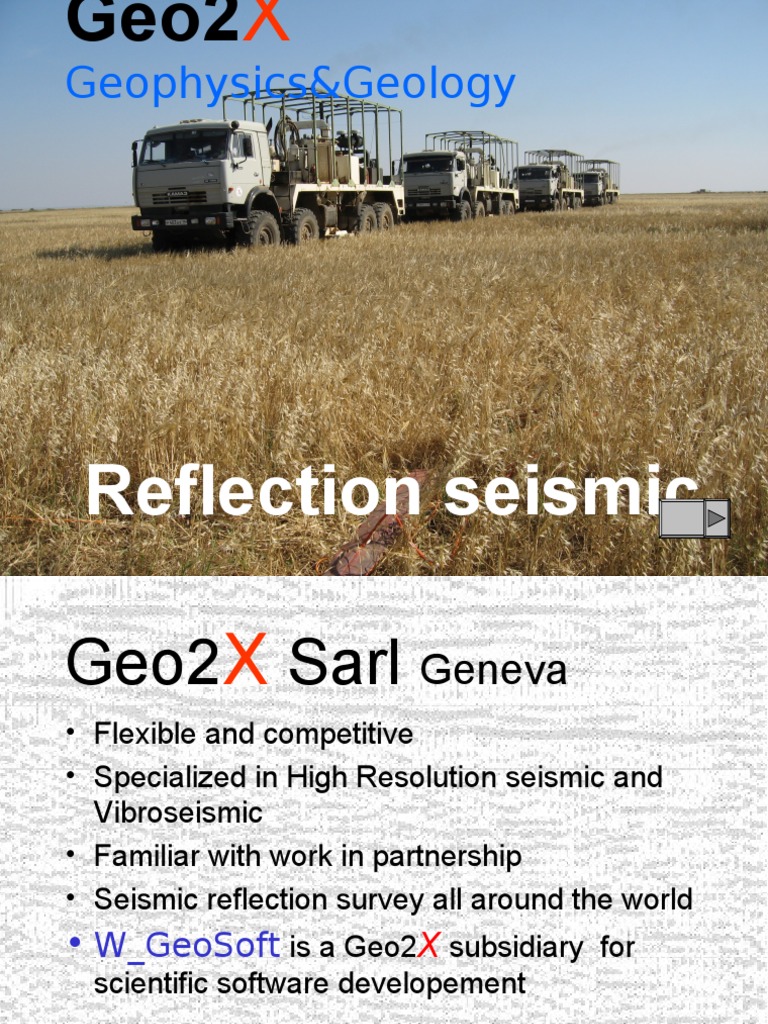 Geo2x Reflection Seismic | PDF | Reflection Seismology | Geophysics