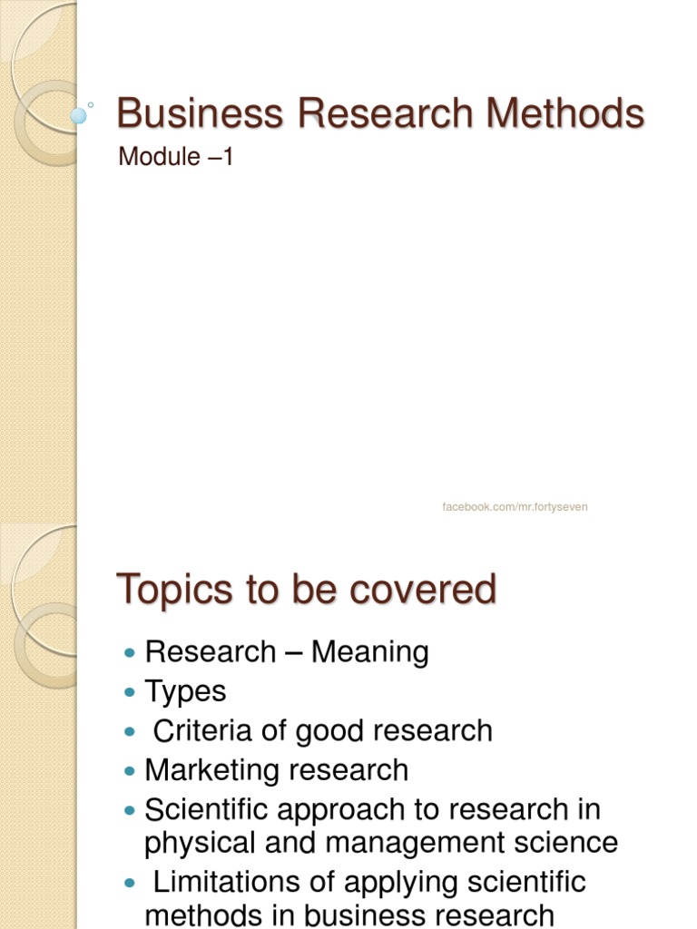 Business Research Methods | PDF | Marketing Research | Scientific Method