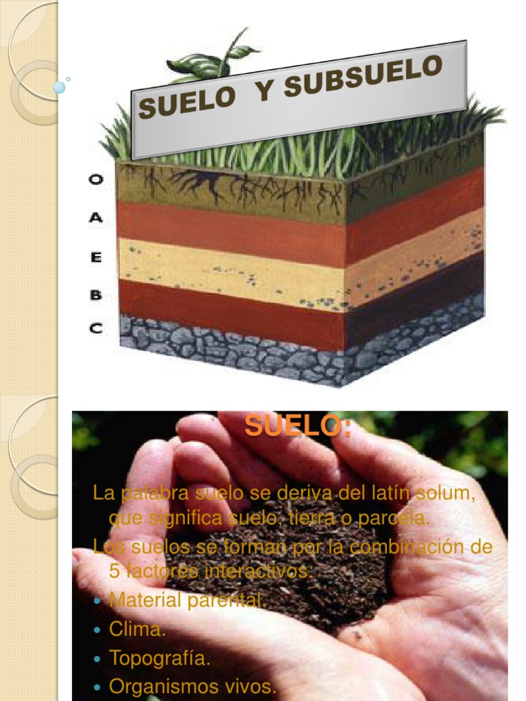 Presentación Suelo y Subsuelo | Suelo | Minerales
