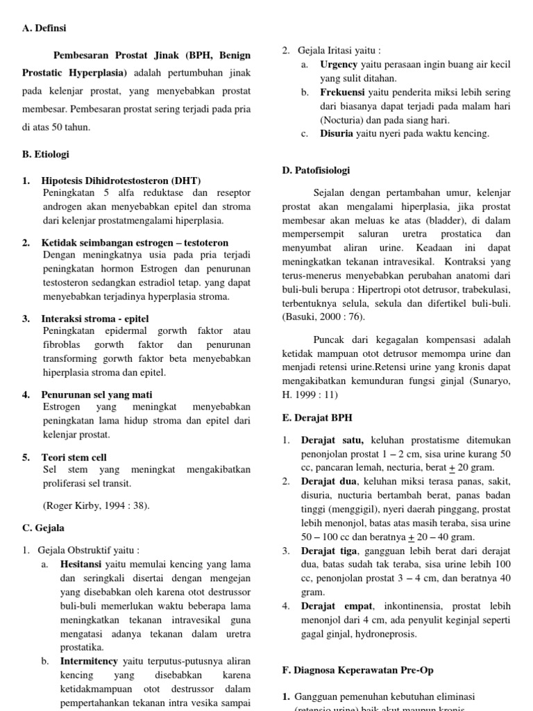 Resume BPH | PDF