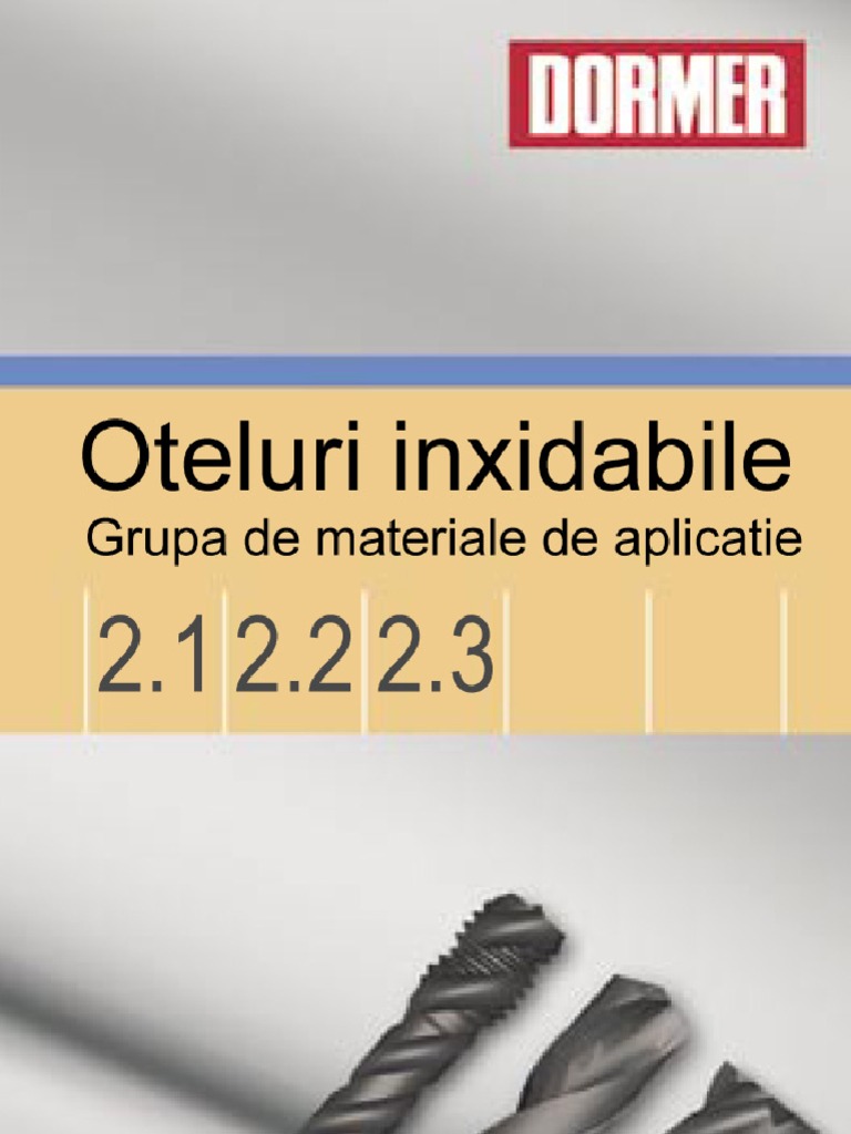 Oteluri Inoxidabile | PDF