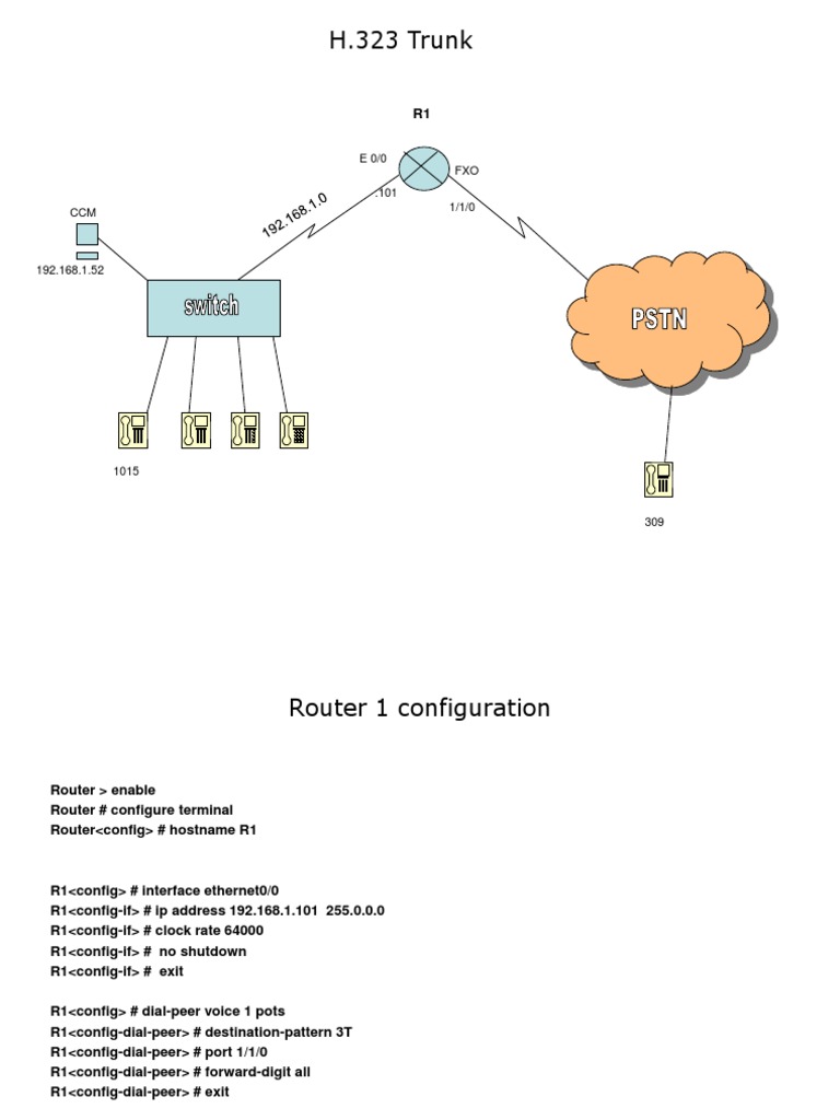How To Setup h323 Gateway | PDF | Computers