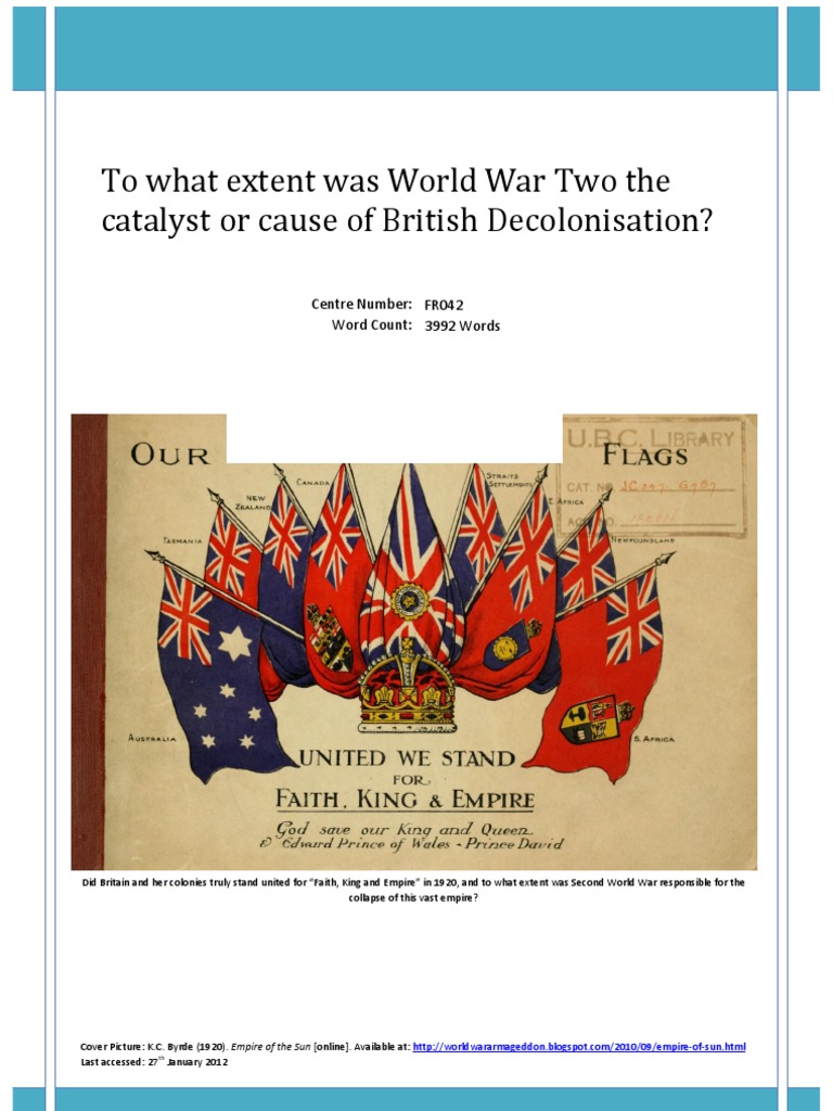 Decolonization in British Empire PDF | PDF | History