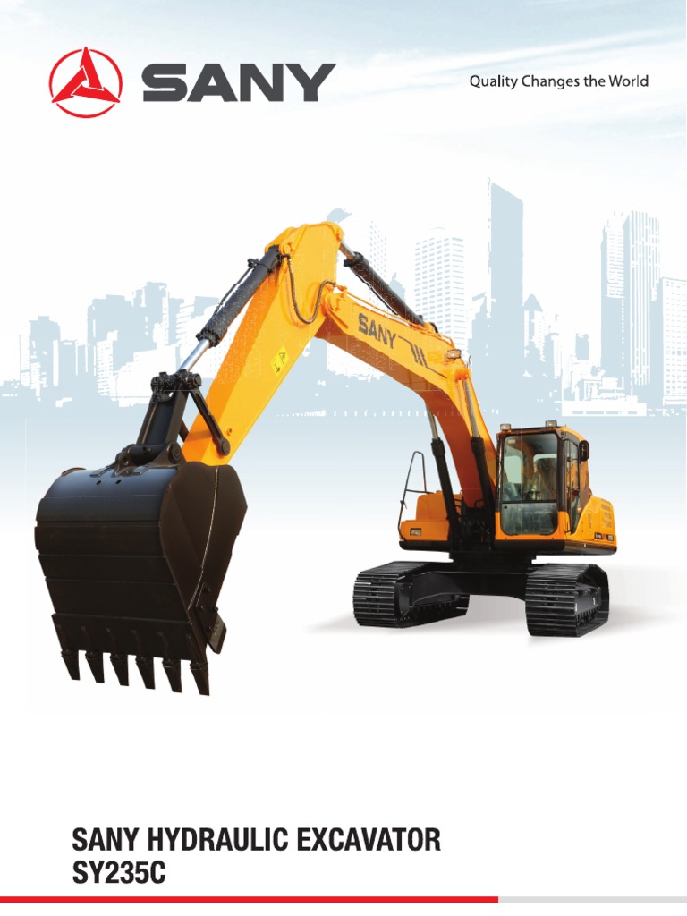 Sany Excavators SY235C | Pump | Engines