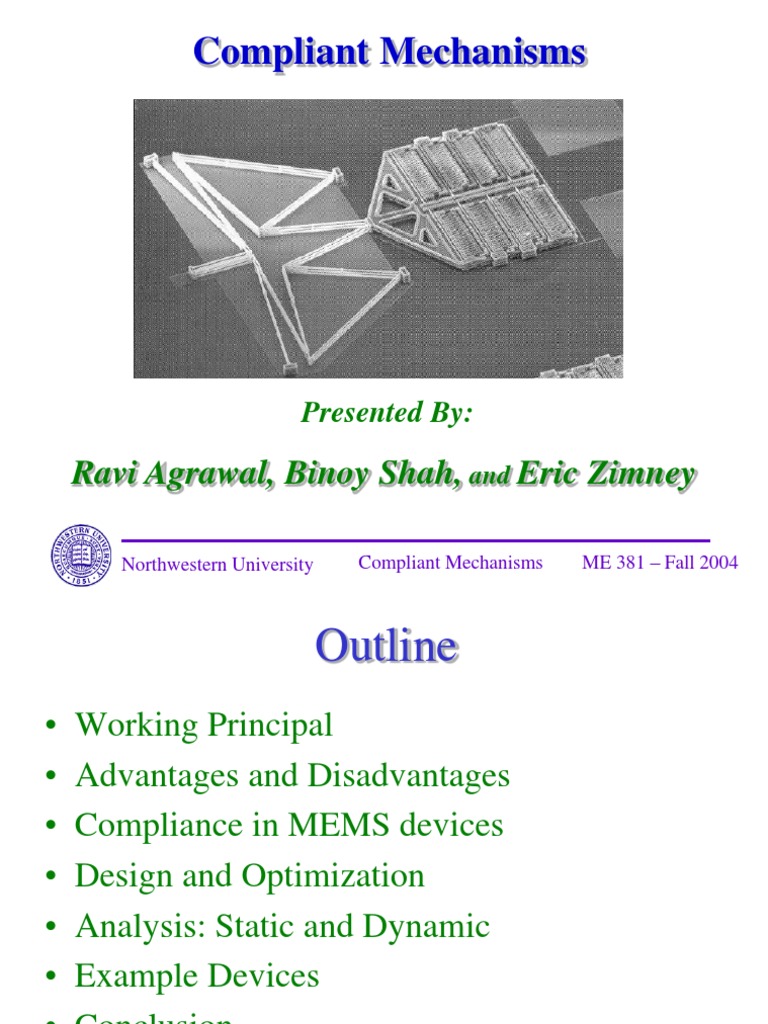 Compliant Mechanisms | PDF | Mathematical Optimization | Wear