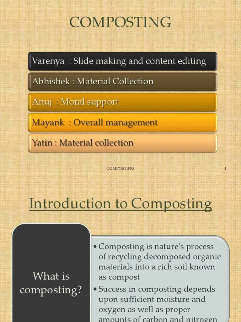 Composting | PDF | Compost | Waste