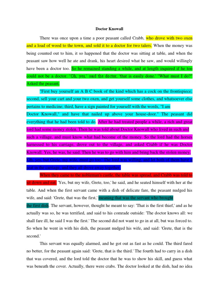 How Crabb Became Doctor Knowall | PDF