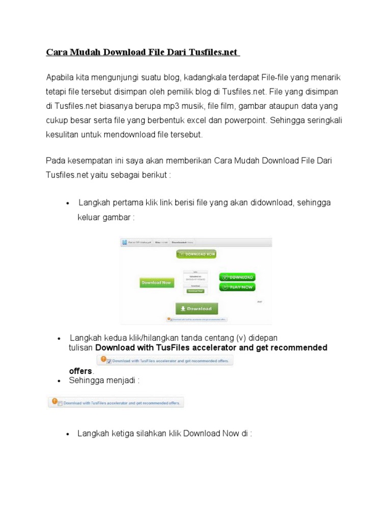 Cara Mudah Download File Dari | PDF