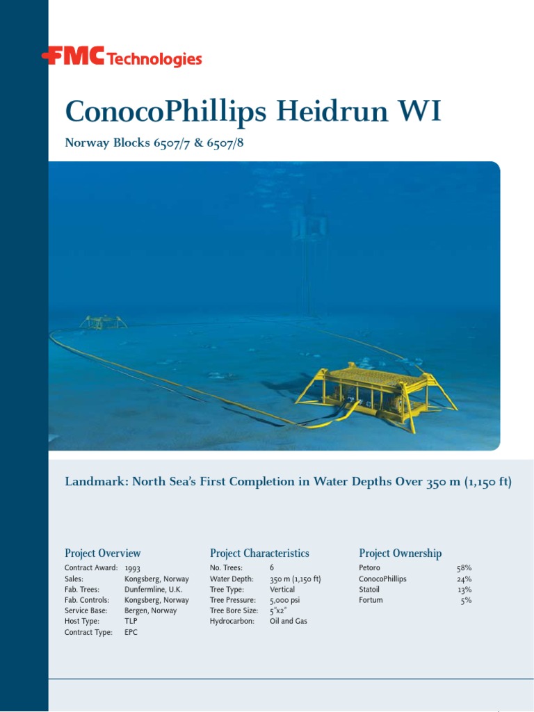 Heidrun TLP | PDF | Subsea (Technology) | Norway