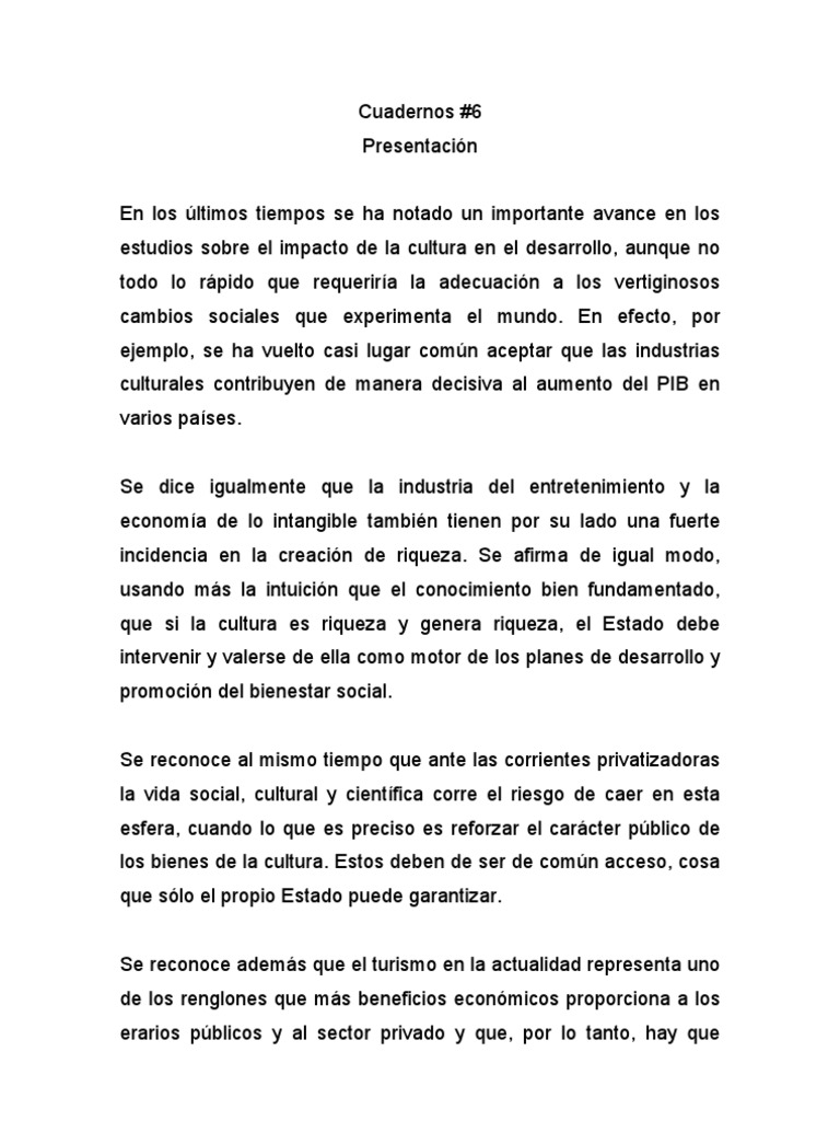 Cuadernos de Patrimonio Cultural y Turismo (Cuaderno 6) | PDF