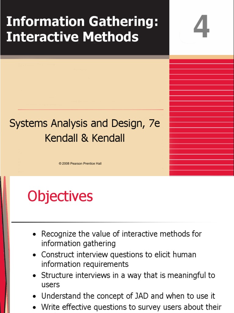 Kendall7e - ch04 Information Gathering Interactive Methods | PDF ...