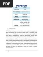 Muestra de Brief Creativo - Pepsi Co | PDF | Pepsi | Coca Cola