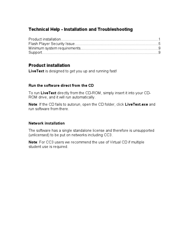 M2 Technical Help Document | PDF | Installation (Computer Programs ...