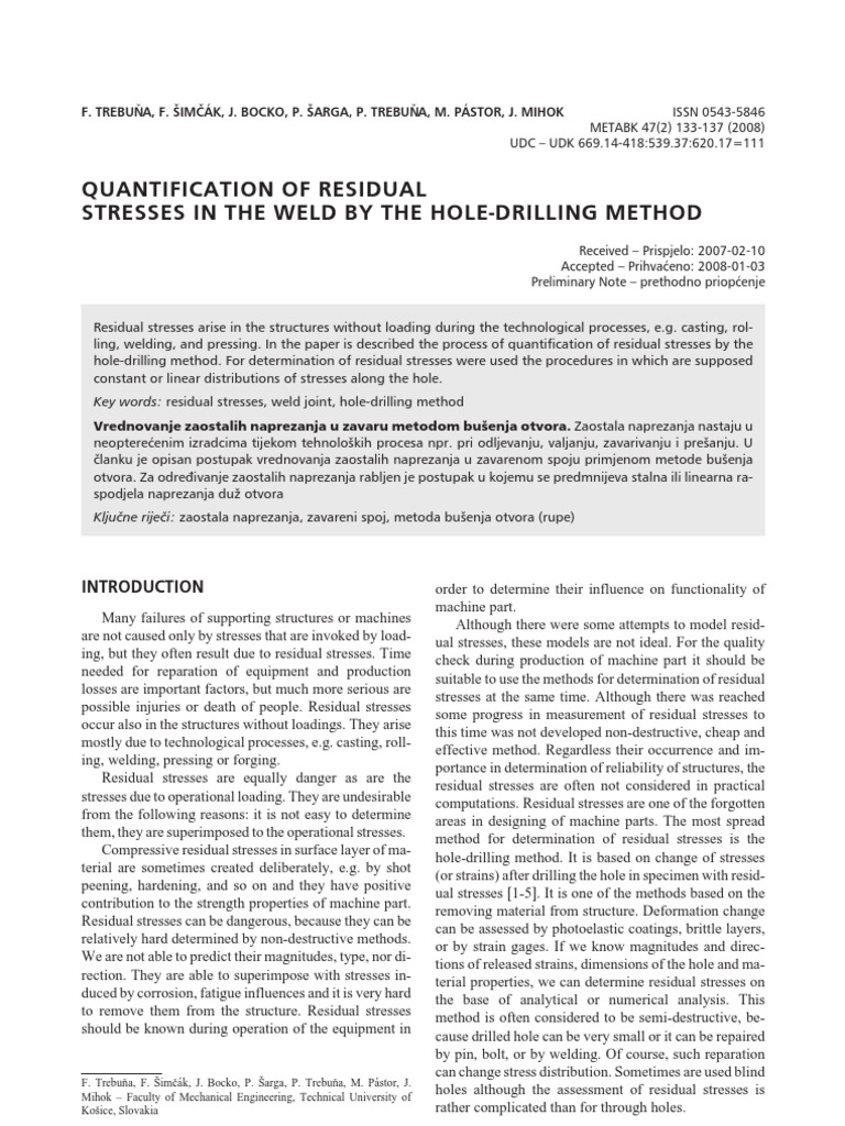 Astm E837 08 Agujero Ciego | PDF | Deformation (Engineering) | Continuum Mechanics