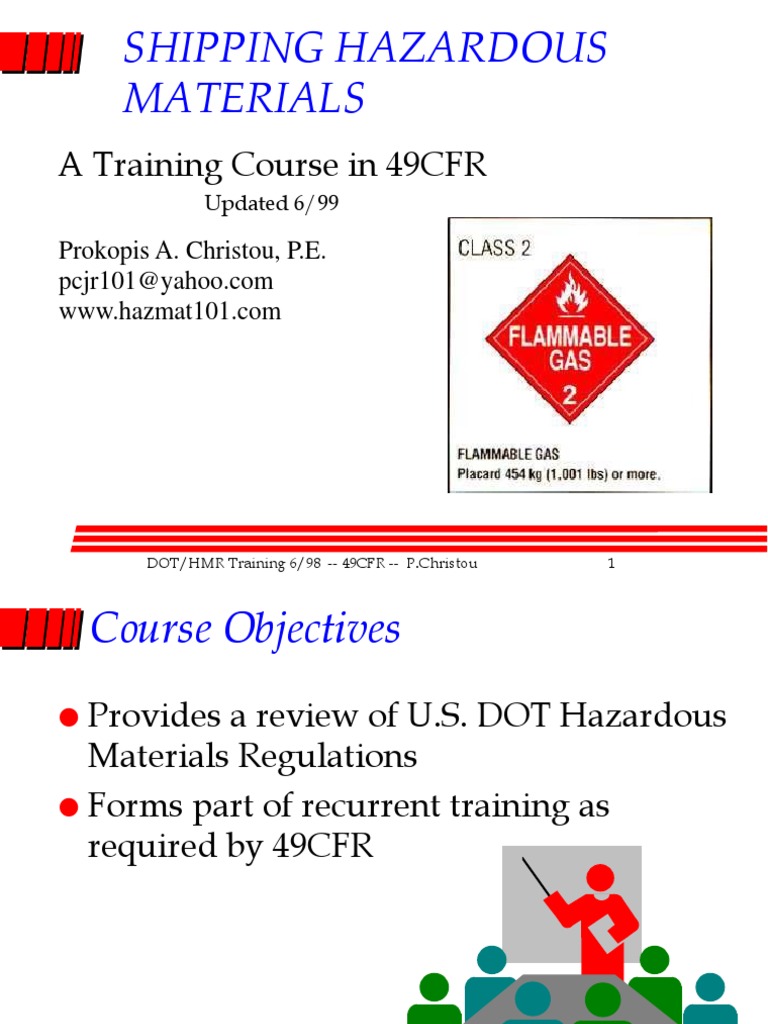 Hazardous Materials Shipping Training | PDF | Dangerous Goods | Safety