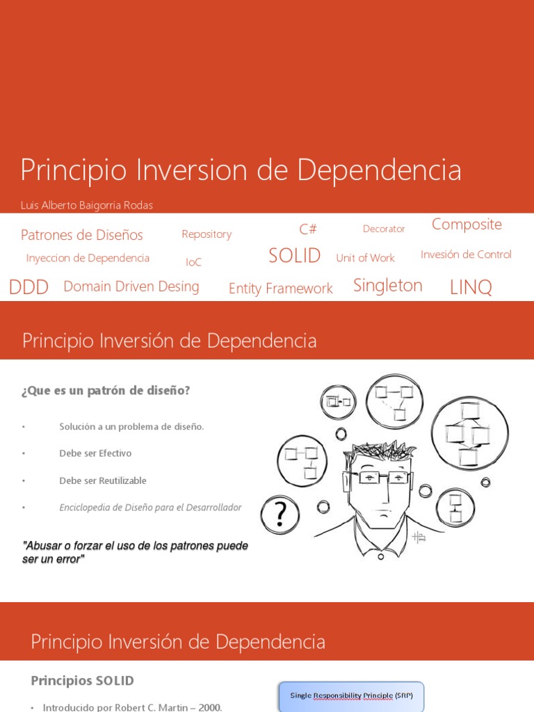 SOLID - Principio Inversión de Dependencia | PDF | Marco de software ...