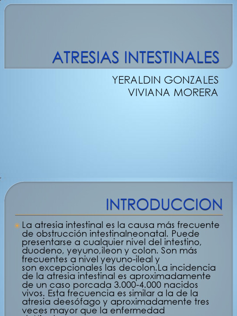 Atresias Intestinales Lorena | PDF | Páncreas | Intestino grueso