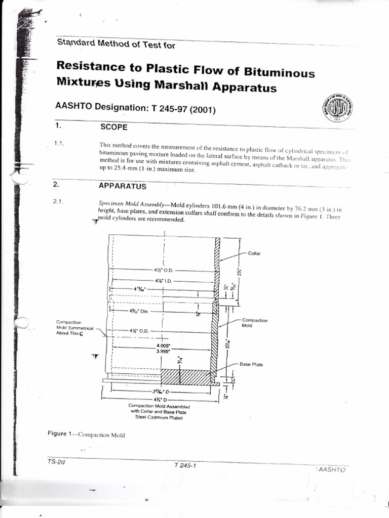 Aashto T-245 | PDF